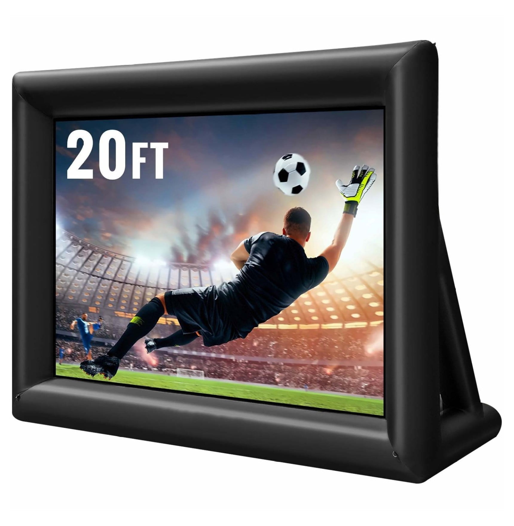 20FT Inflatable Movie Screen Projector Screen Outdoor, 240inch Blow Up ...