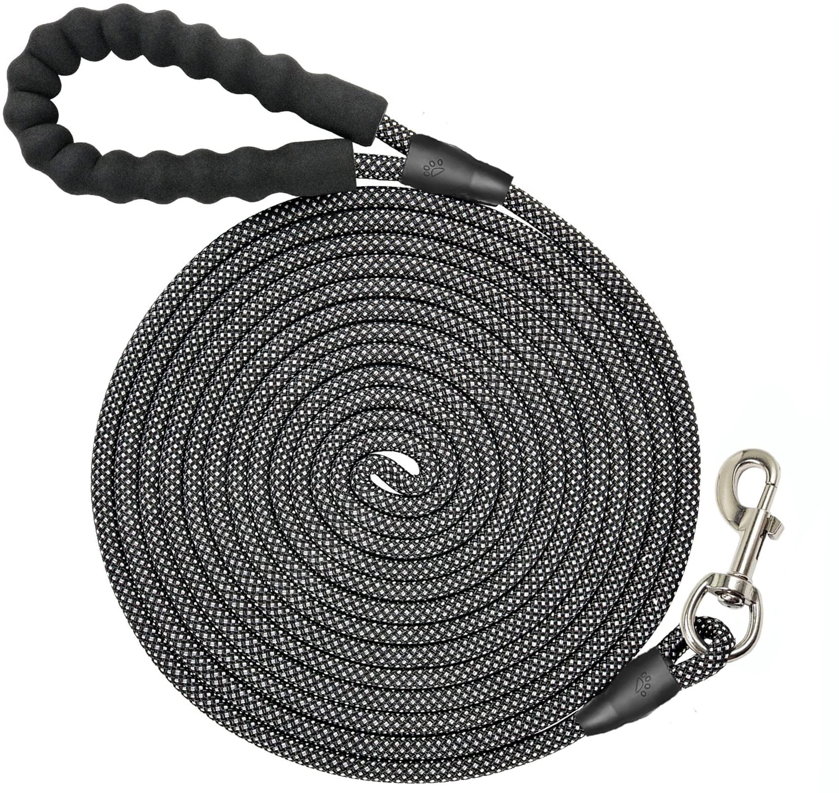 20FT Long Leash for Dogs,Heavy Duty Reflective Long Dog Leash with ...