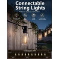 20FT Outdoor String Lights, 20 ST40 Edison LED Patio Lights - Walmart.com