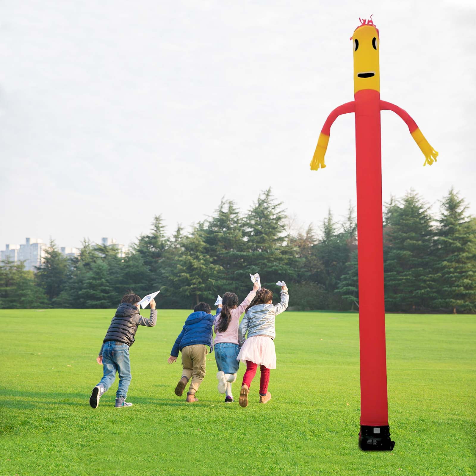 20FT Portable Inflatable Air Wind Tube Puppet Dancer Advertising Sign ...