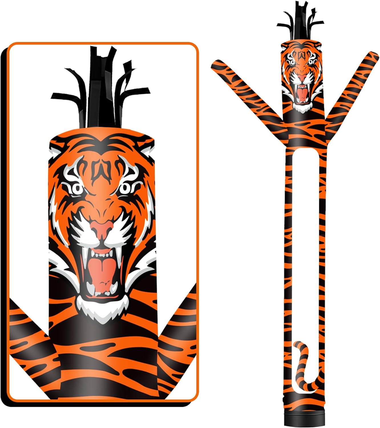 20FT Tall Inflatable Tube Man Tiger Wacky Wavy Dancing Guy (18 ...