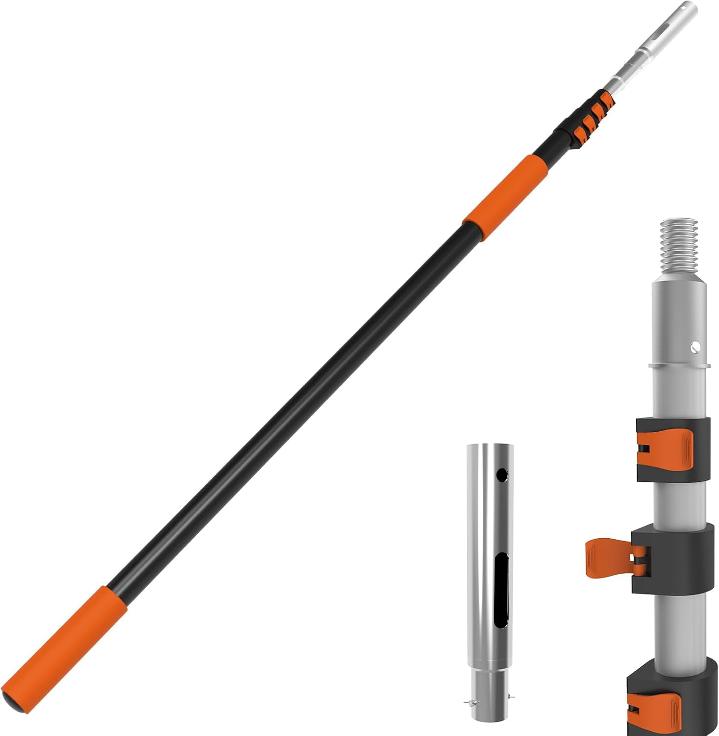 20FT Telescopic Pool Pole, Heavy Duty Swimming Pool Pole Adjustable ...