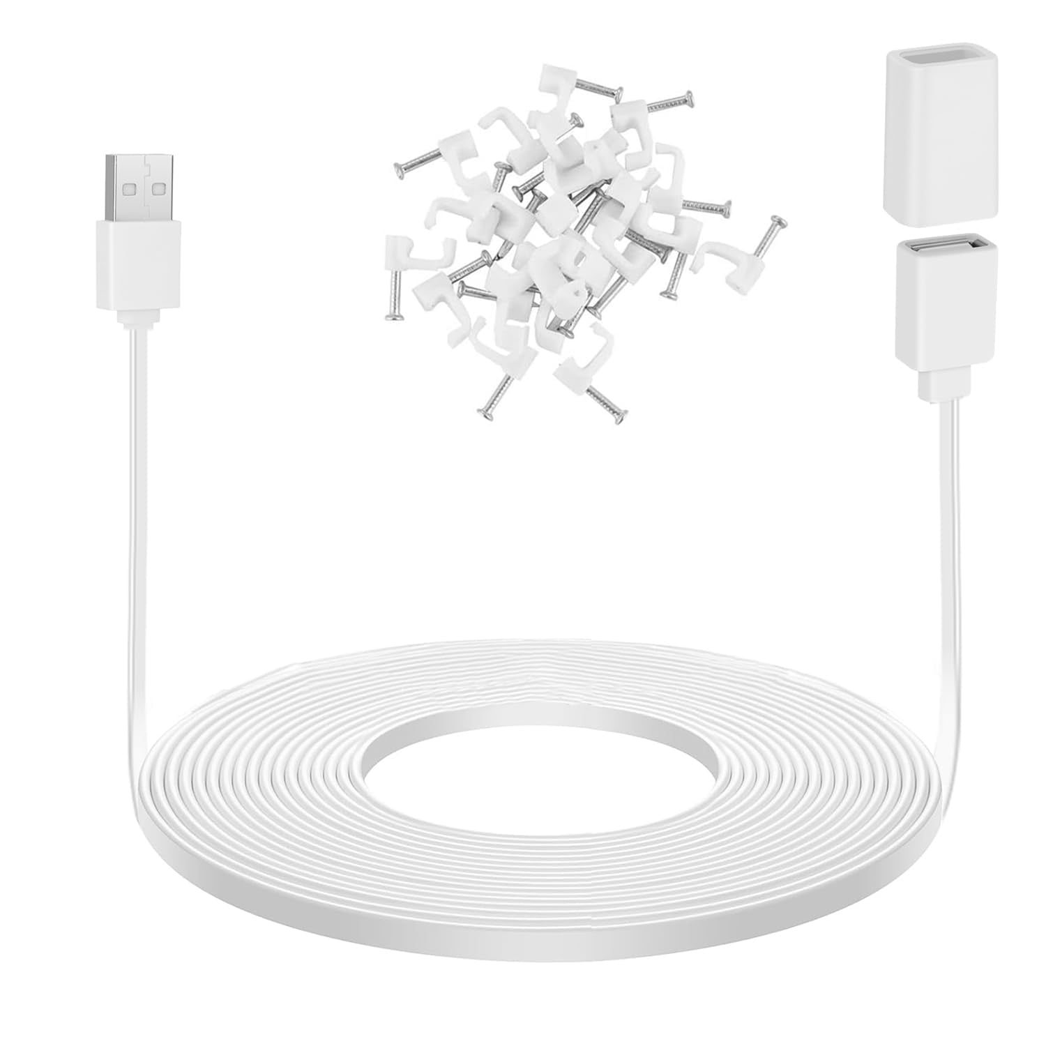 20Ft/6M USB Extension Cable Compatible with WYZE Cam V3/V4/V2,Wyze Cam OG, WYZE Cam Pan V3/V3 ...