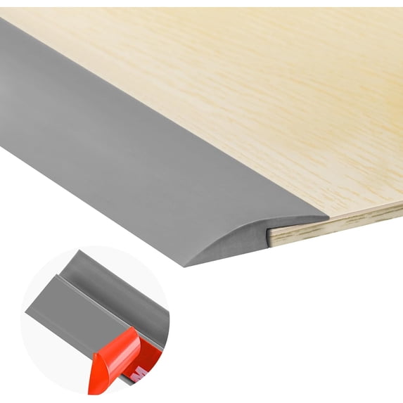 20Ft Carpet Floor Transition Strip, Self Adhesive Floor Edging Trim ...