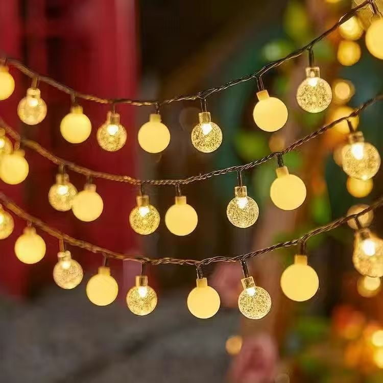 20Ft Christmas String LED Lights, Snowflake Reindeer Moon Stars ...