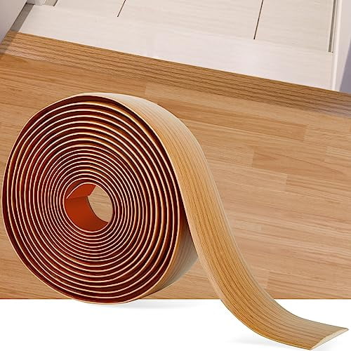20Ft Floor Transition Strip Self Adhesive Vinyl Cover Floor Strip Flat ...