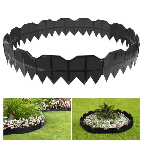 MAYEERTY 10*120"Outdoor Corrugated Garden Edging,Galvanized Iron ...
