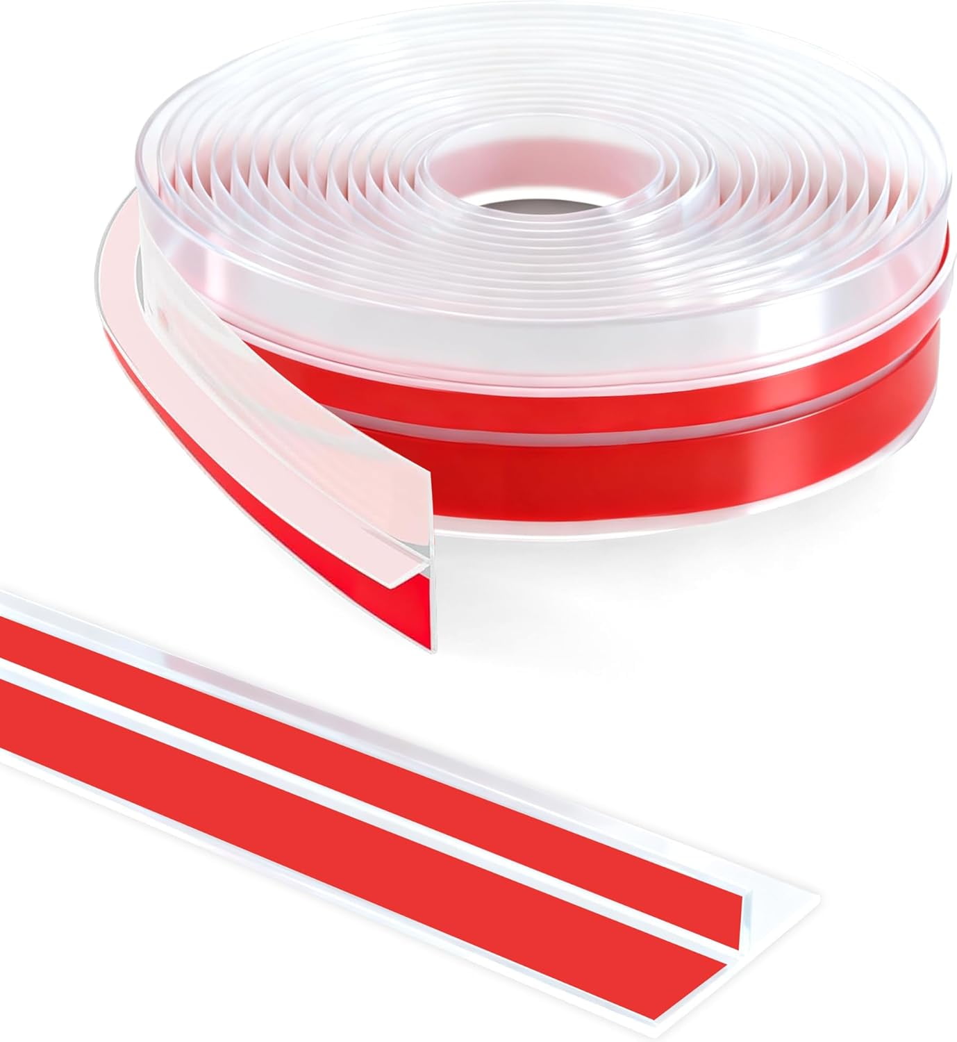 20Ft T-Shaped Door Draft Stopper, Silicone Weather Stripping Seal Tape ...