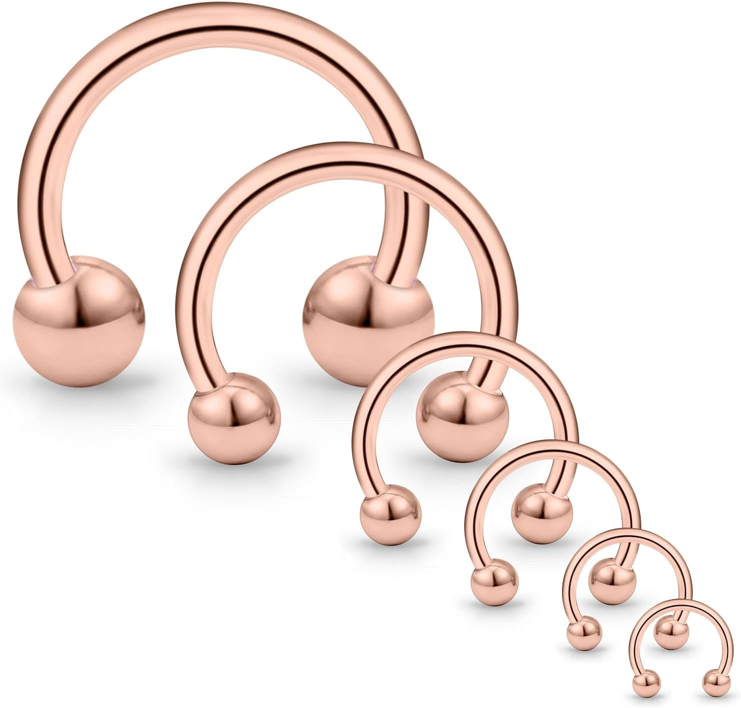 20G 16G 14G 12G 8G 6G Septum Stretching kit Ear Gauges Tunnels Plugs ...