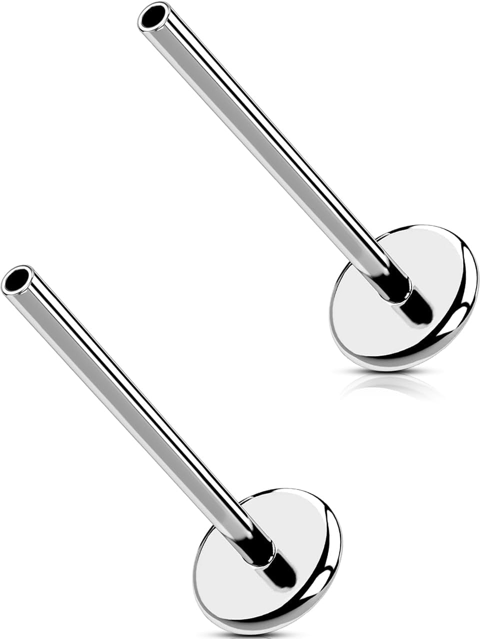 20G/18G/16G Threadless G23 Titanium Silver Gold Replacement Post Bar ...