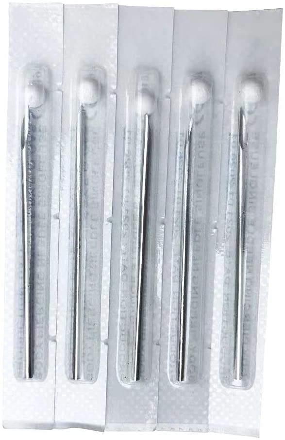 20G 5 Pieces Body Ear Navel Nose Lip Nipple Piercing Needles - Walmart.com