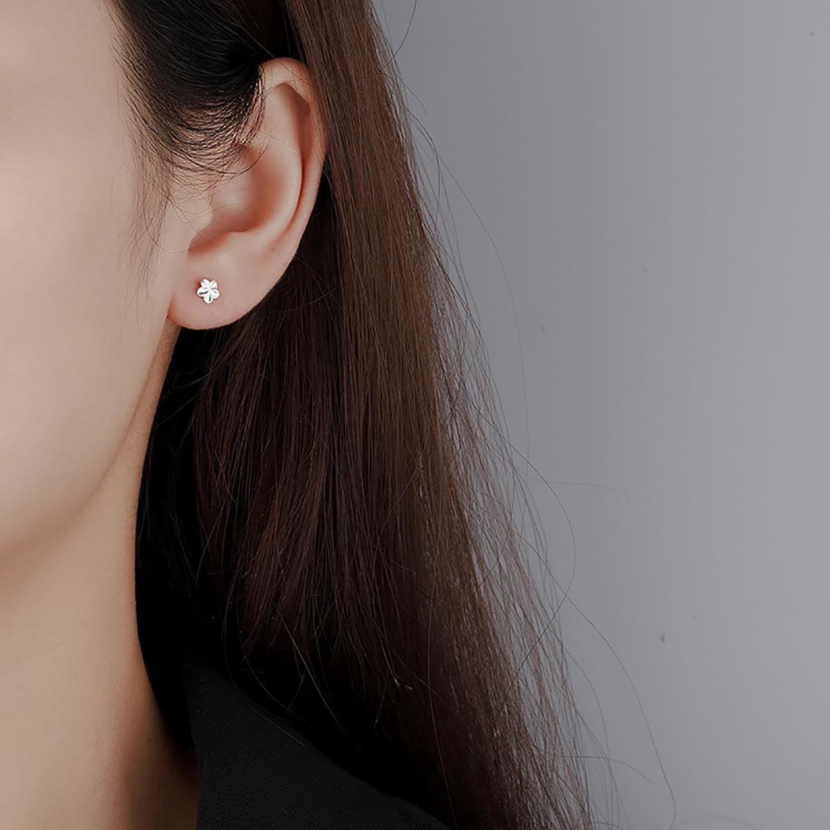 20G Tiny Cute Flower Earrings For Women 925 Sterling Silver Small Ball ...