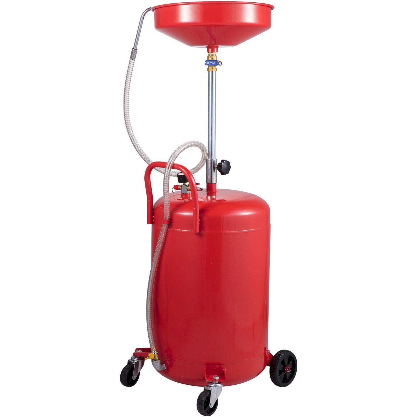 20Gal Portable Waste Oil Drain Tank, Air Operated Oil Drainer for Fluid ...