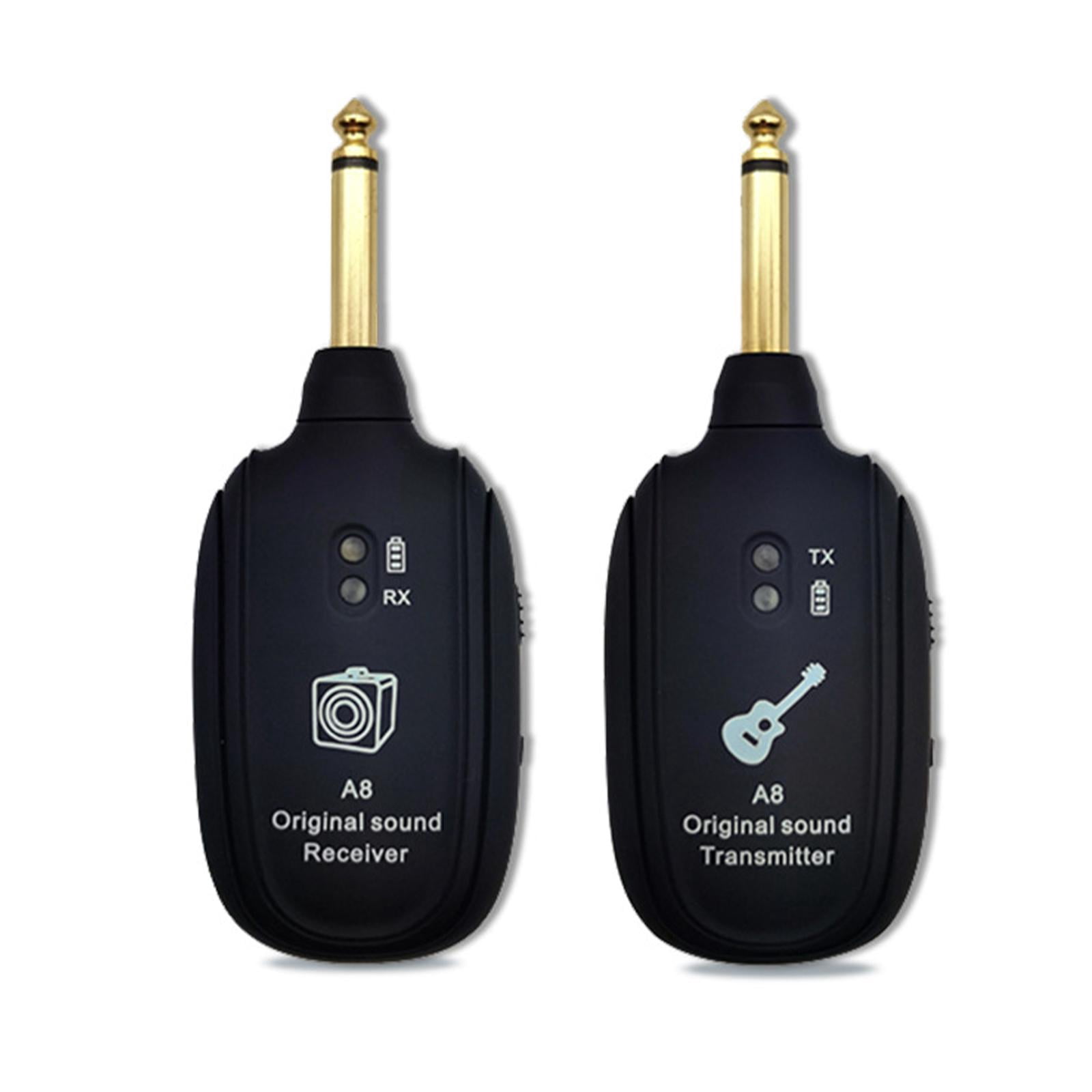 20Hz-20kHz A8 Guitar Wireless Transmission Instrument Audio Transmitter ...