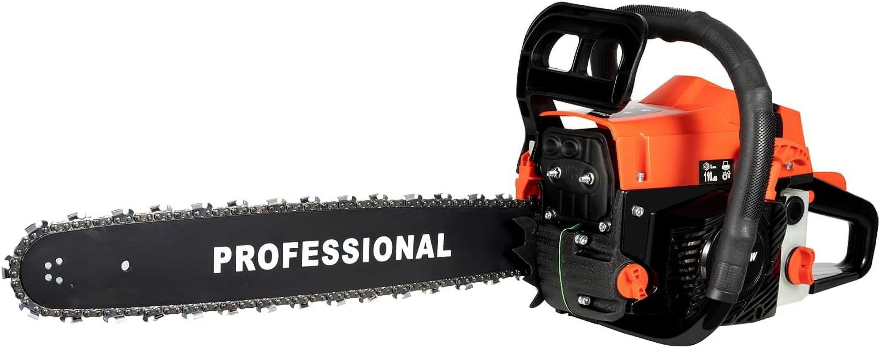 20Inch 2-Stroke Cordless Gas Chainsaw, 3.6HP 58CC Single Cylinder ...
