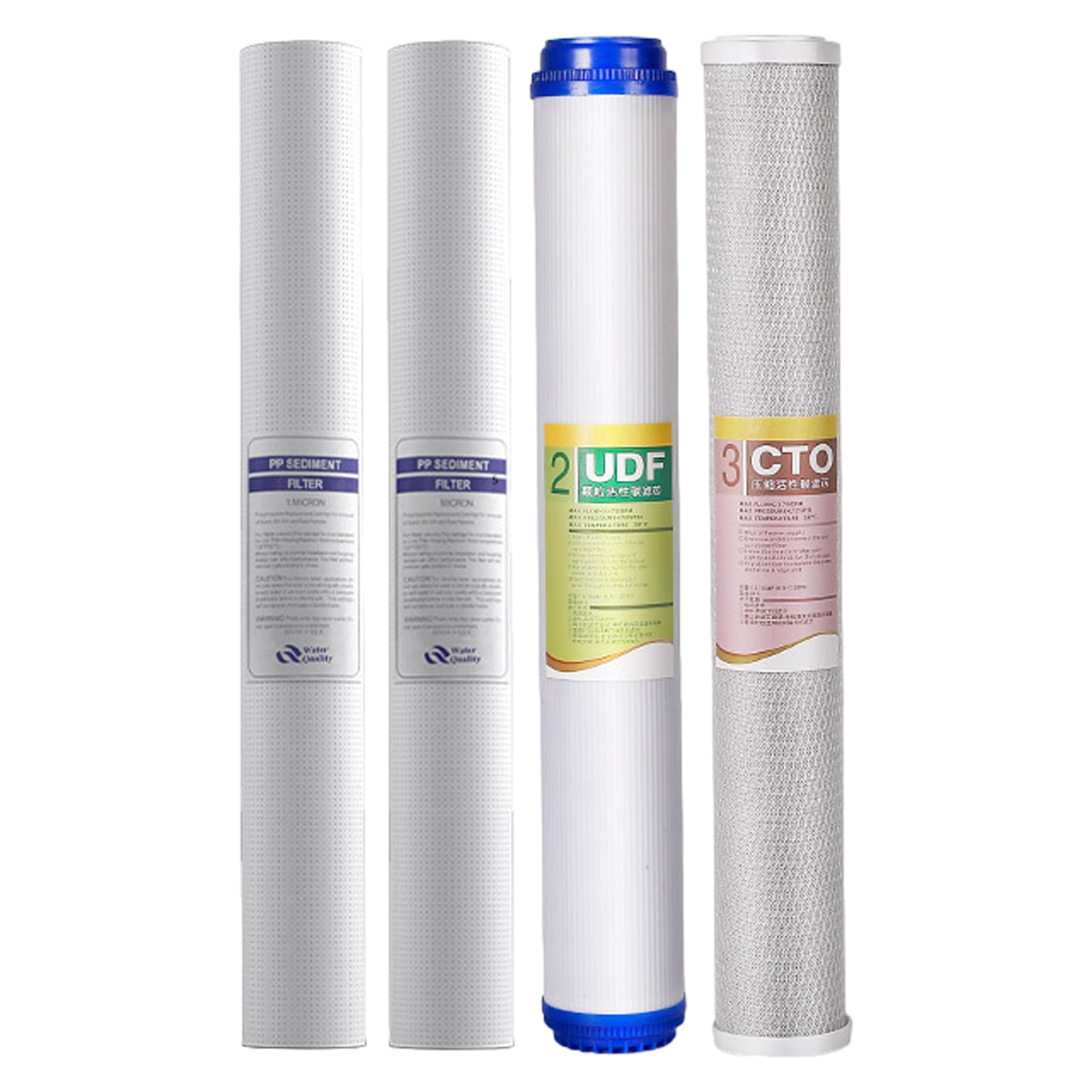 20Inch Homes Water Filtrations Unit Set Easy Installation Inlet Pre ...
