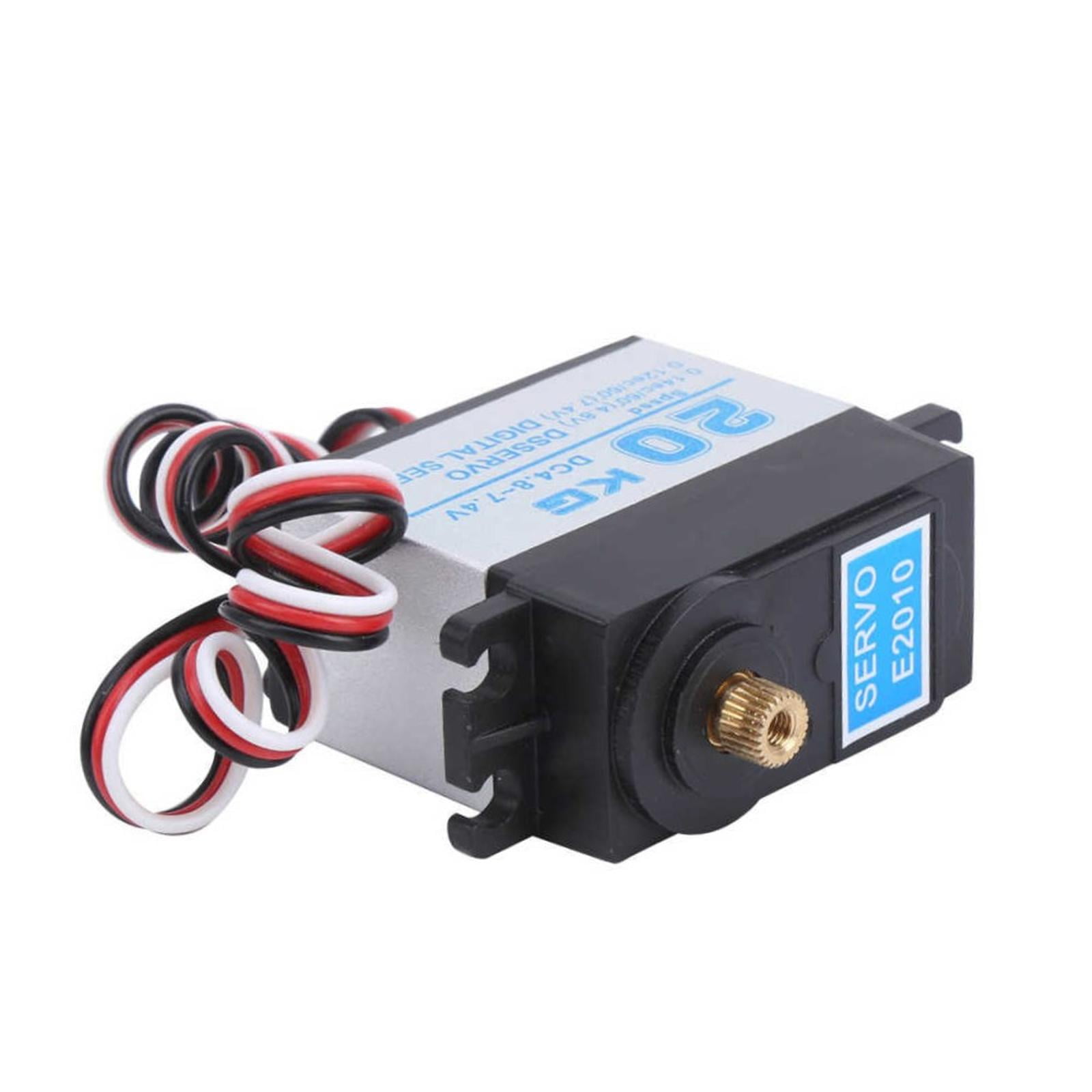 20KG Digital Servo for RC Cars, 25kg-cm Torque at 7.4V, 180° Rotation ...