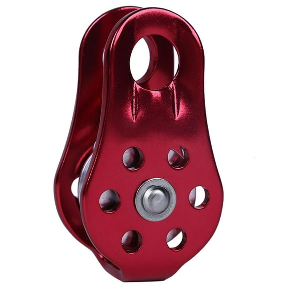 20KN Climbing Fixed Plate Small Pulley Aluminum Alloy Single Pulley ...