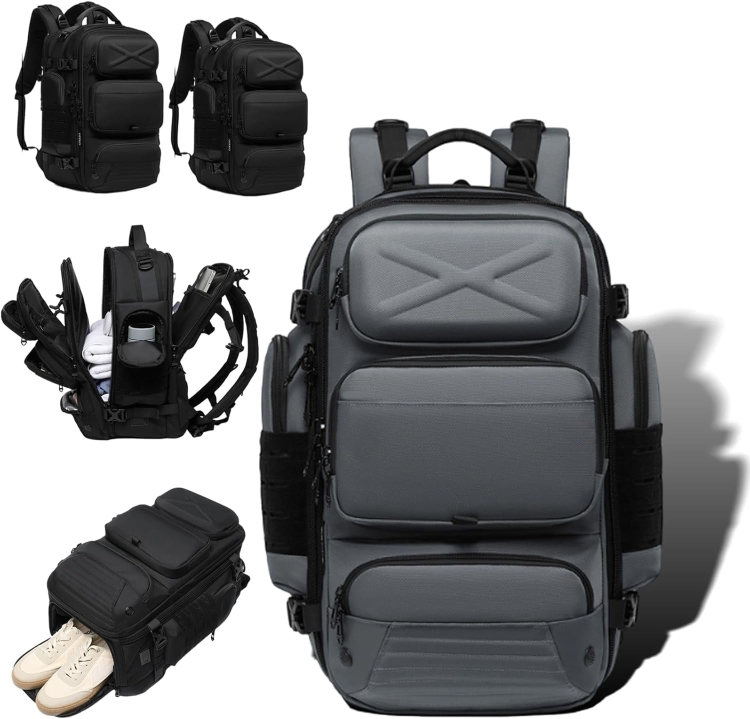 20L/35L Travel Backpack for Men & Women, Expandable 17-Inch Laptop ...