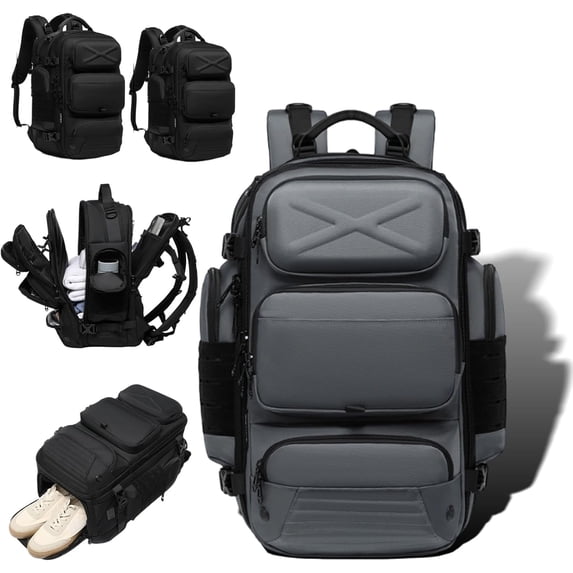 20L/35L Travel Backpack for Men & Women, Expandable 17-Inch Laptop ...