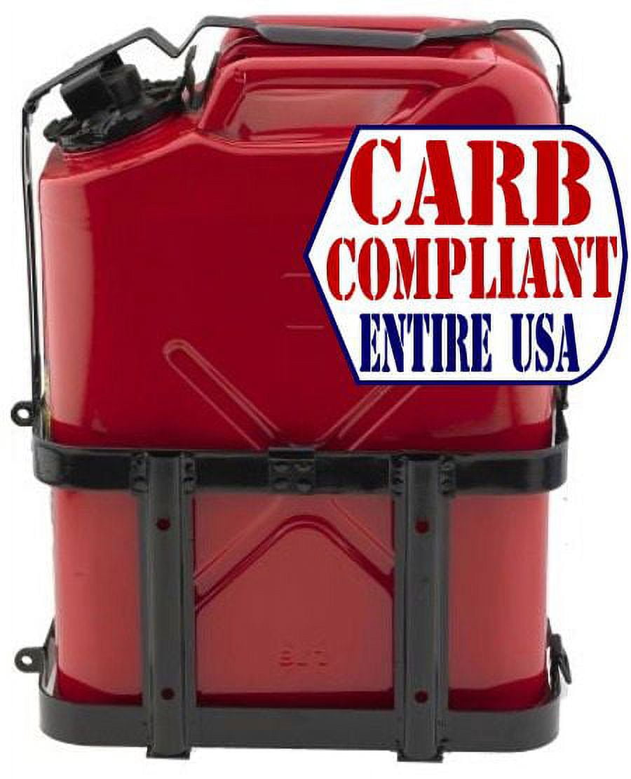 (20L) 5 Gallon NATO Jerry Can w/ JERRY CAN HOLDER (CARB and EPA ...