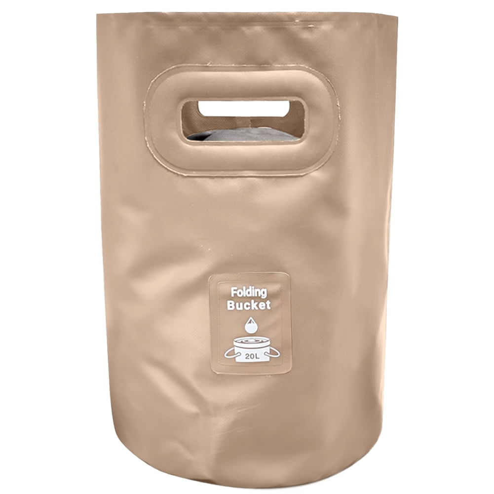 20L Collapsible Bucket Folding Water Bucket Camping Water Storage Bag ...
