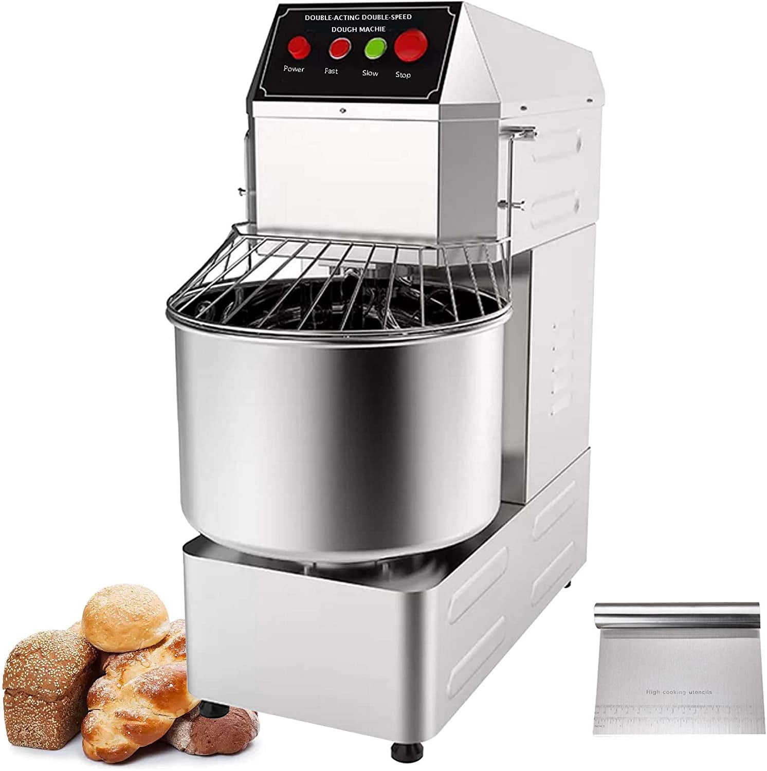 20L Commercial Dough Mixer Electric Dough Blender Kneading Machine Flour Mixing Machine with ...