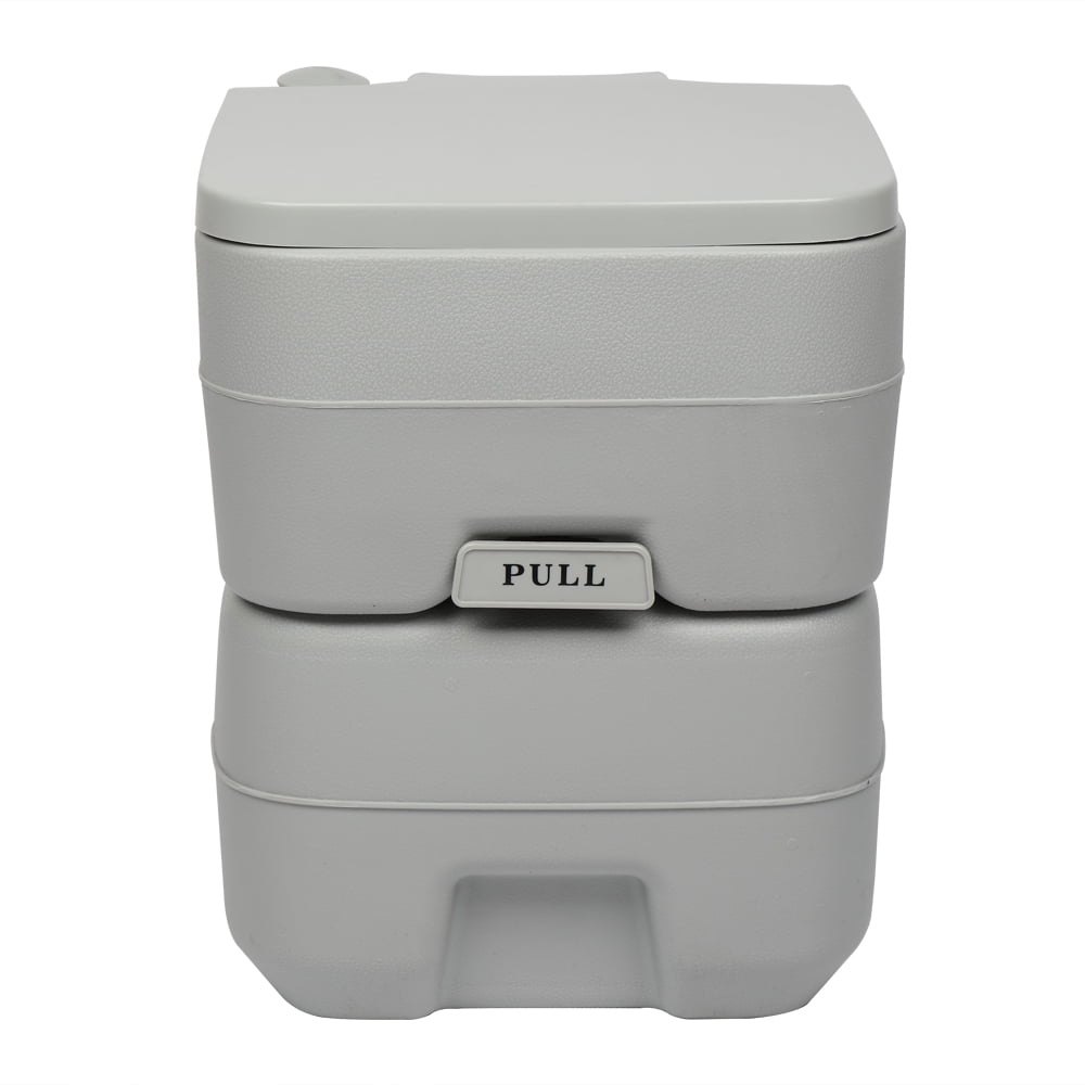 20L Portable Flush Toilet with Removable Tank and Dual Outlets - Ideal ...