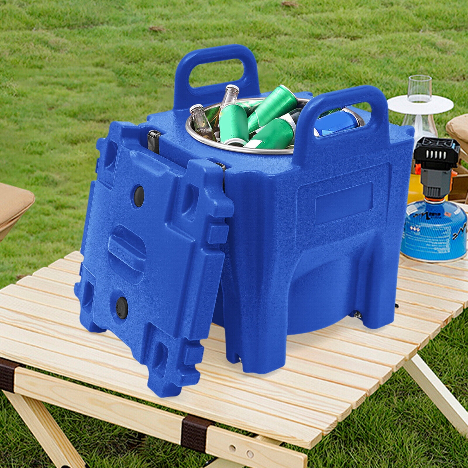 20L Portable Thermos Bucket Stainless Steel Outdoor Insulated Food ...