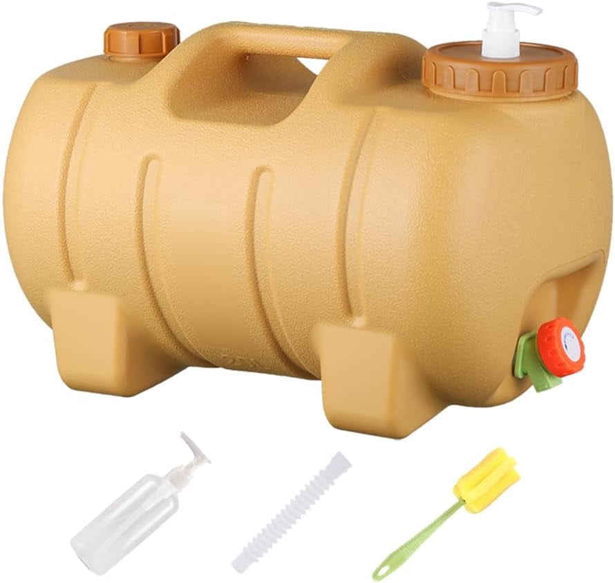 20L Water Container with Faucet Portable Bucket Container Leak-Proof ...