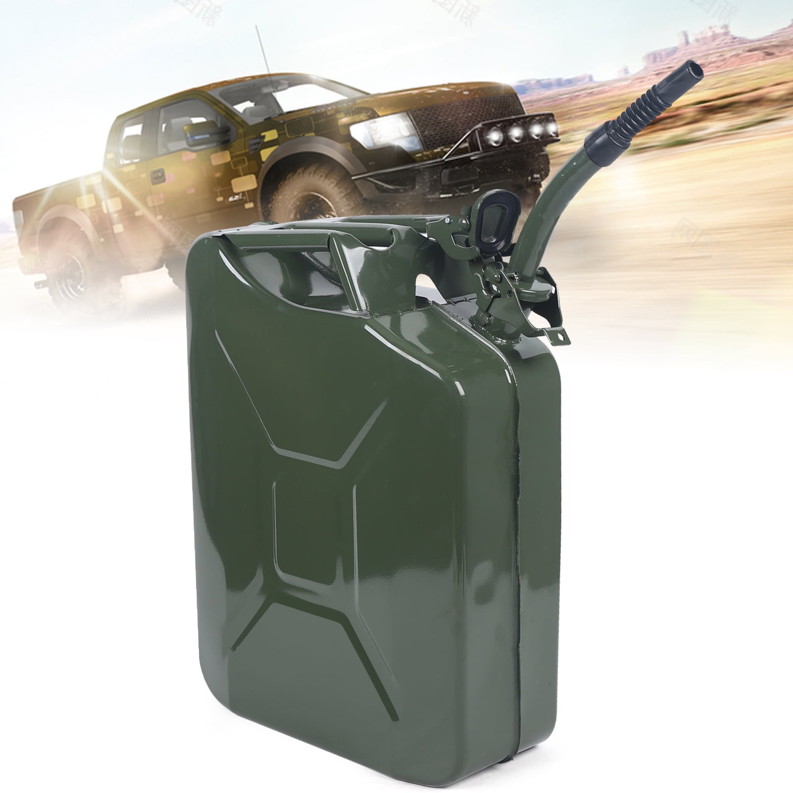 20L portable gasoline can 5 Gallon Jerry Fuel Can with Flexible Spout ...