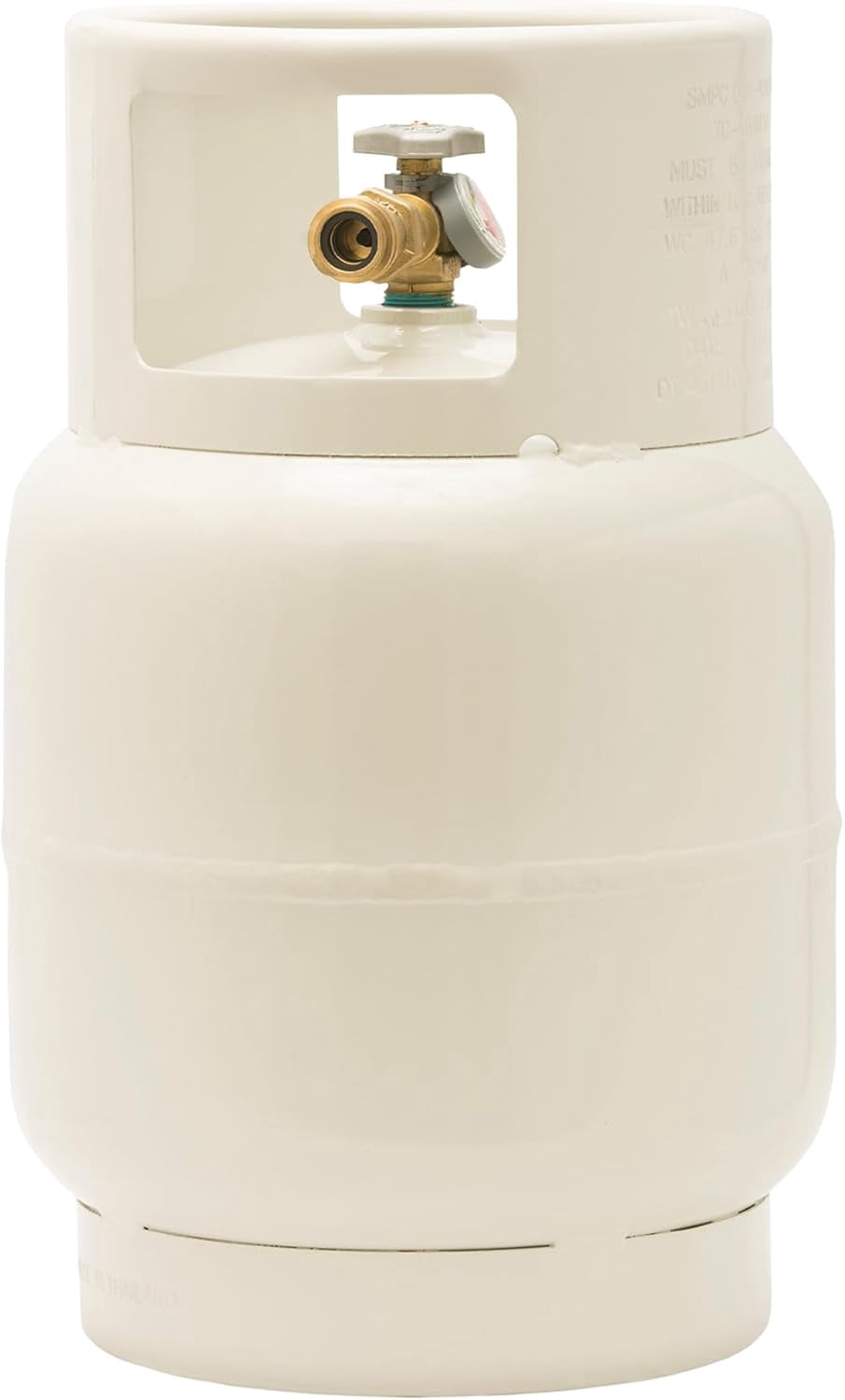 20LB Steel Floor Buffer Propane Tank Cylinder with Vapor Valve and ...