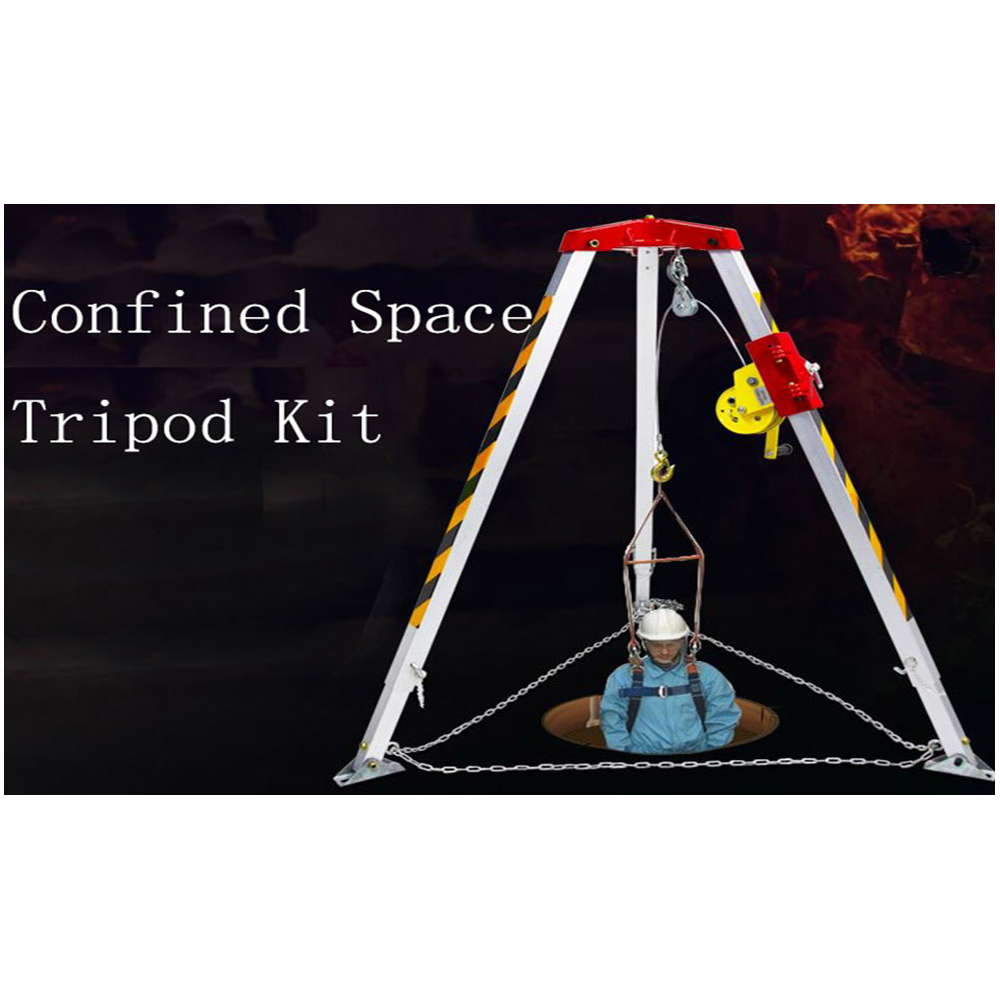 20M Emergency Rescue Aluminum Tripod Without Fall Arrestor Commercial ...