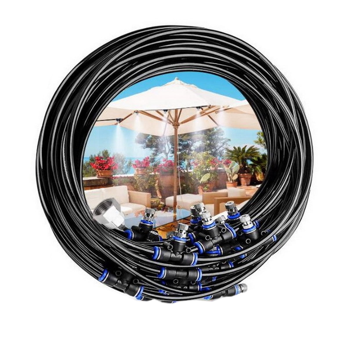 20M Misting System, Premium Mist Effect For Patio Gardens, Variety Of ...