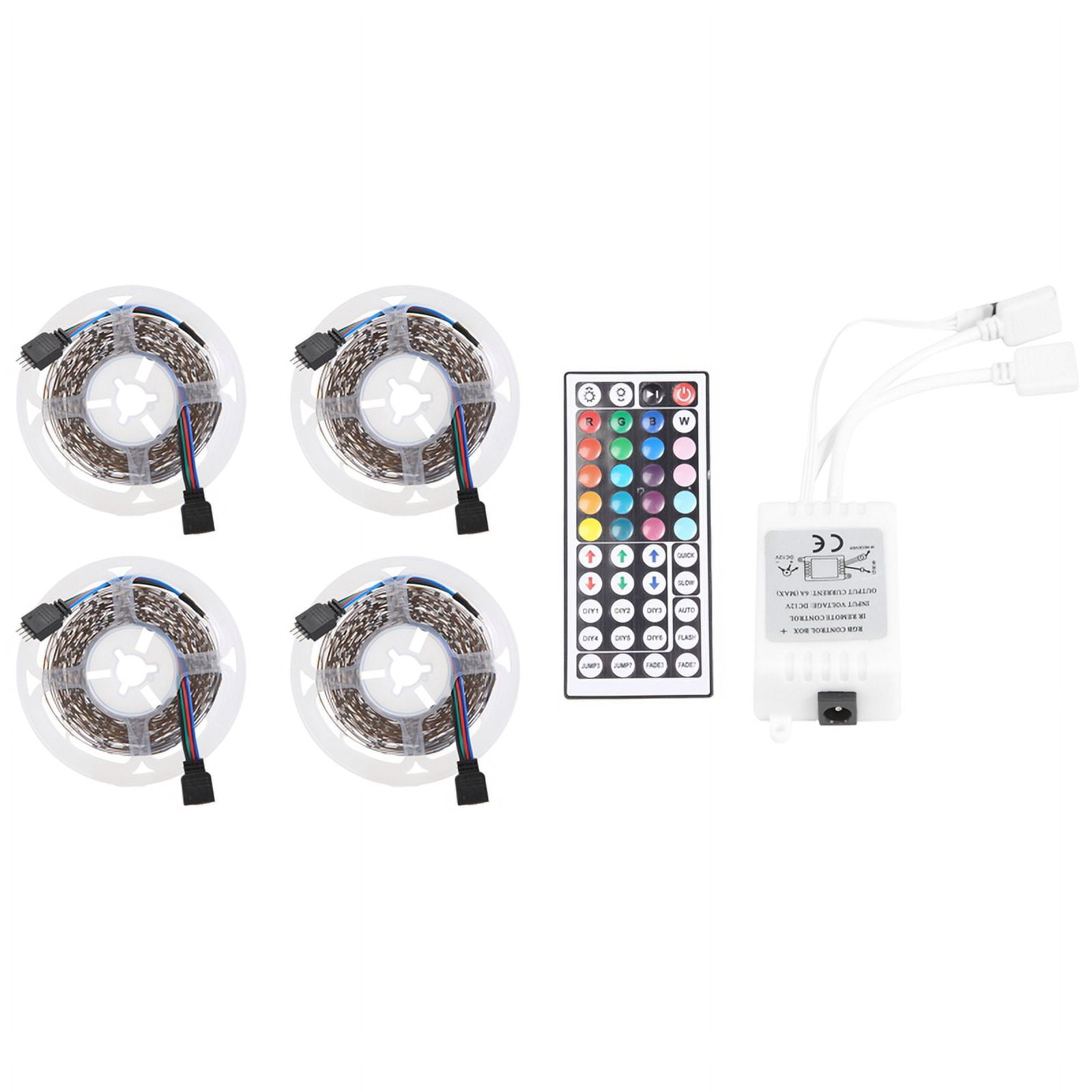 20M RGB LED Strip Light 3528 1200LEDs Flexible LED Light Strip with 44 ...