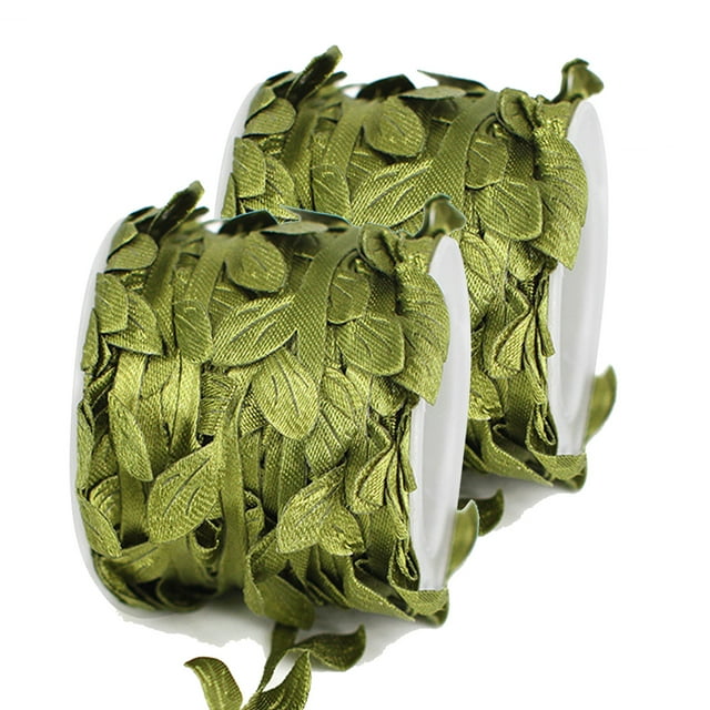 20M Twine Green Leaf Jute 5MM Rope Hemp Burlap Ribbon String Heavy Duty ...