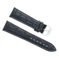 20MM LEATHER WATCH STRAP BAND FOR DUNHILL WATCH DARK BLUE WHITE STITCH ...