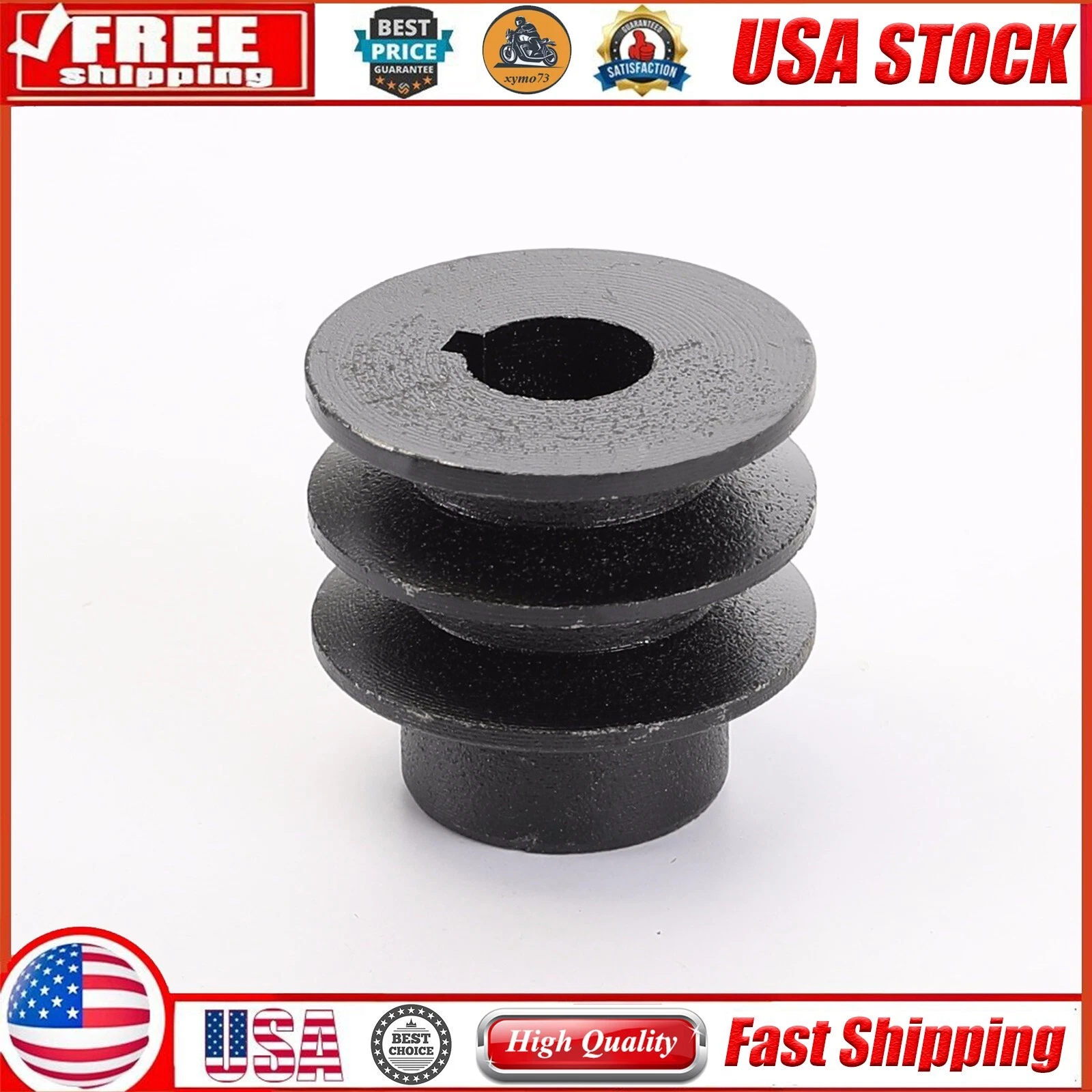 20Mm Bore Double Groove V-Belt Pulley Belt Idler Pulley For 168F/170F ...