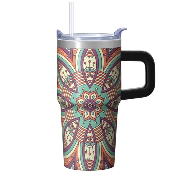 20OZ Mantra ethnic style design Pattern Insulated Stainless Steel ...
