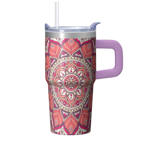 20OZ Mantra ethnic style design Pattern Insulated Stainless Steel ...