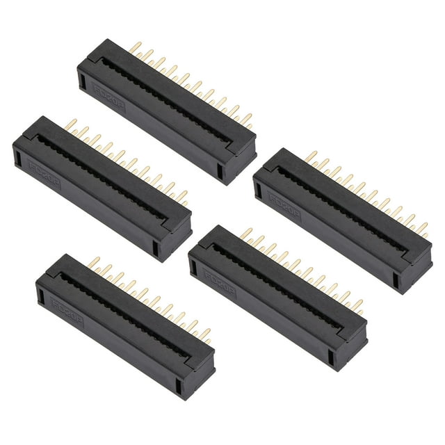 20P Dual Rows 2.54mm Pitch Transition Plug Socket for Flat Ribbon Cable ...