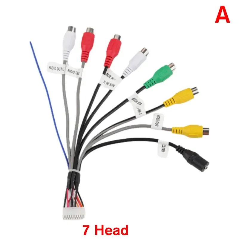 20P Plug Car Stereo Radio RCA Output AUX Wire Harness Connector Cable ...