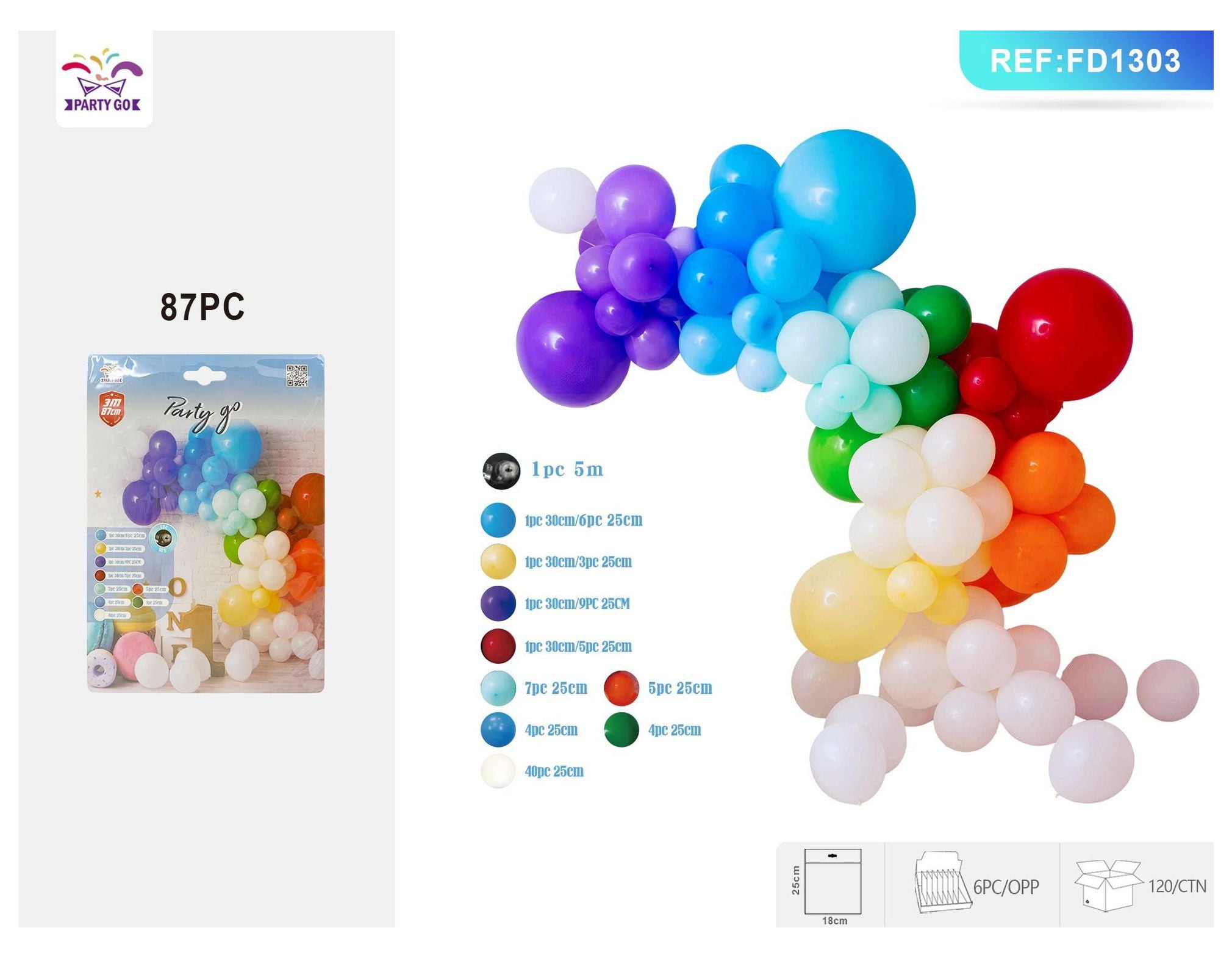 20PACKS -Matte Long Balloon High-quality Latex Balloon with a Matte ...