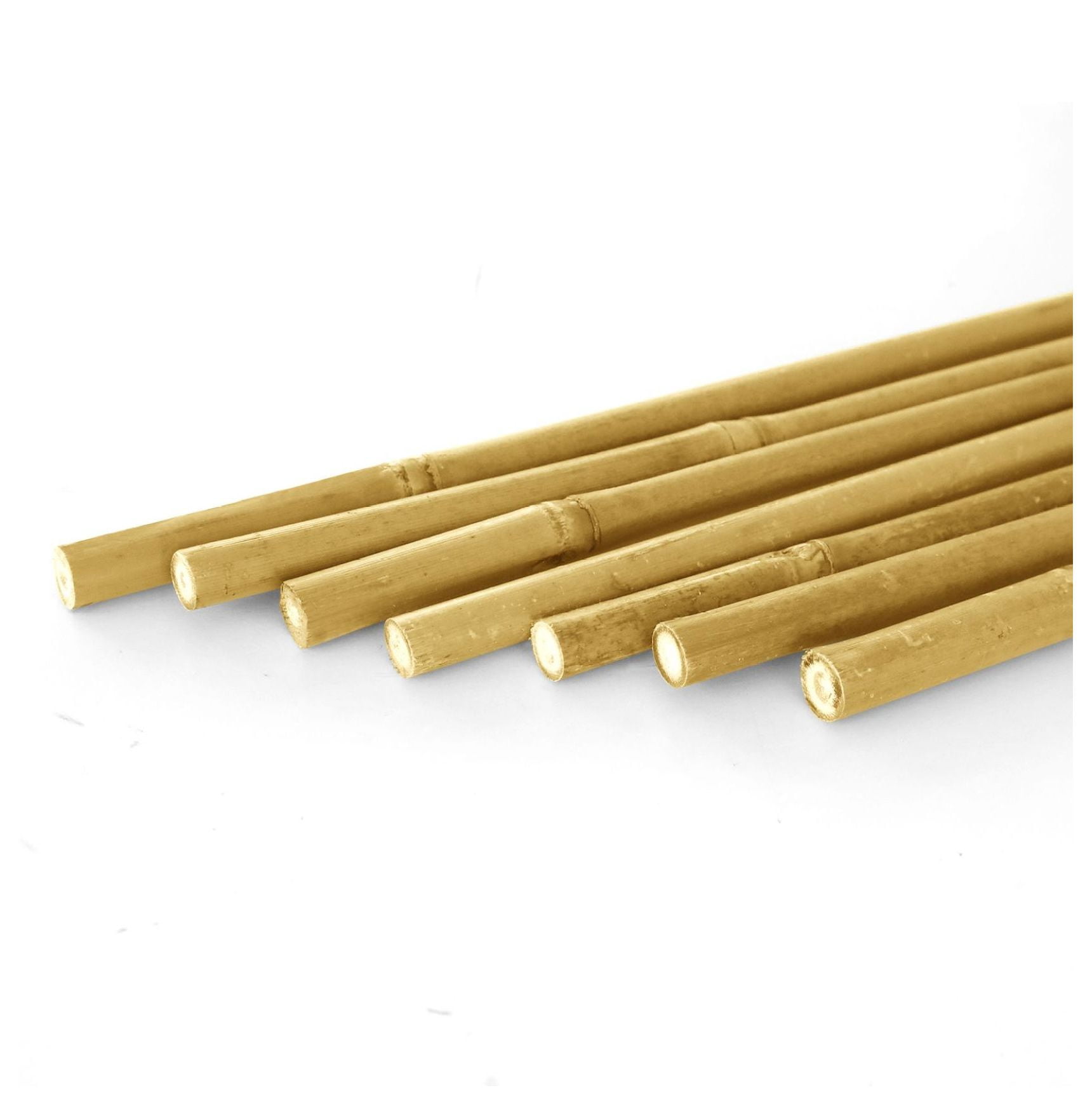 20PC 5FT Natural Bamboo Plant Climbing Stakes Helping Plants Grow and ...