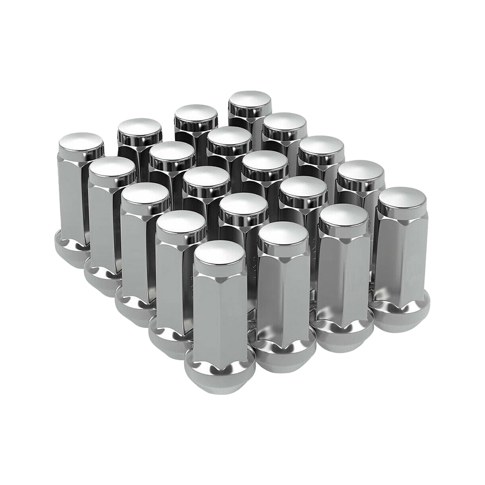 20PC 9/16-18 CHROME BULGE ACORN LUG NUTS 1.77'' DODGE RAM 1500 DURANGO ...