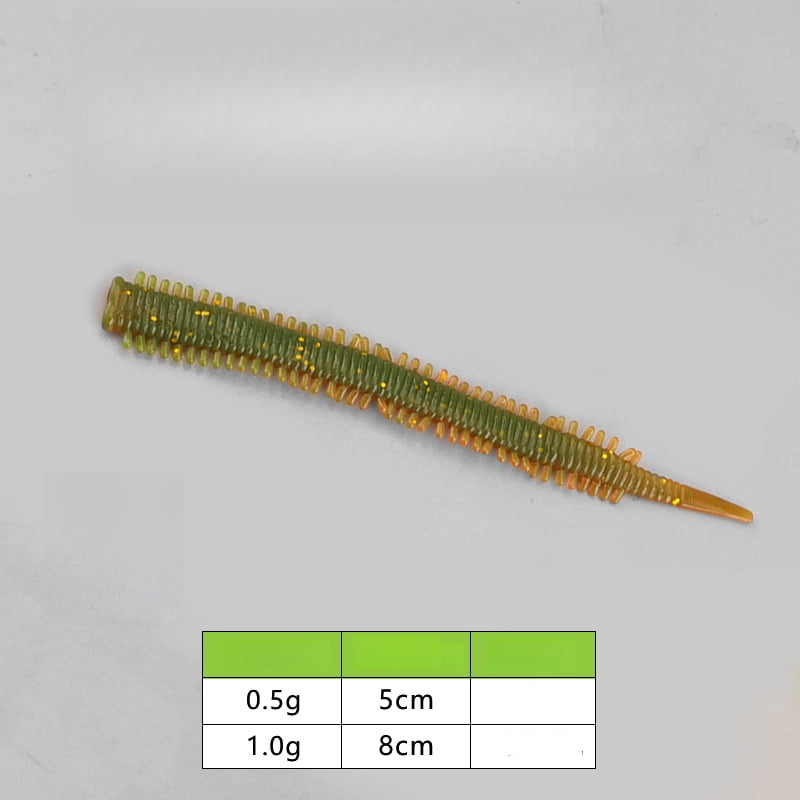 20PC BIQIANWO Fishing Lures Imitation Sandworm Soft Bait High-Quality ...