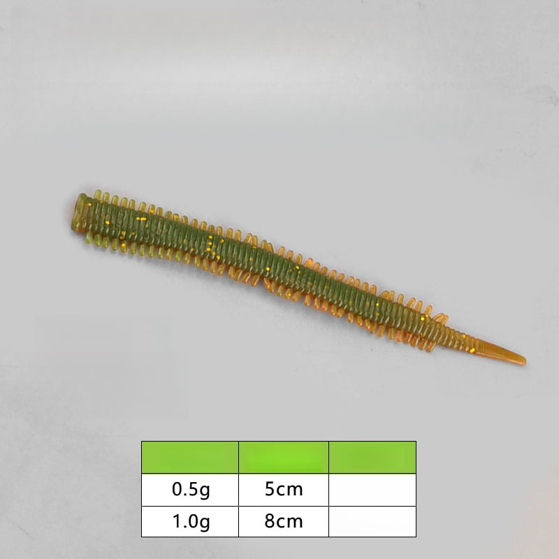 20PC BIQIANWO Fishing Lures Imitation Sandworm Soft Bait High-Quality ...