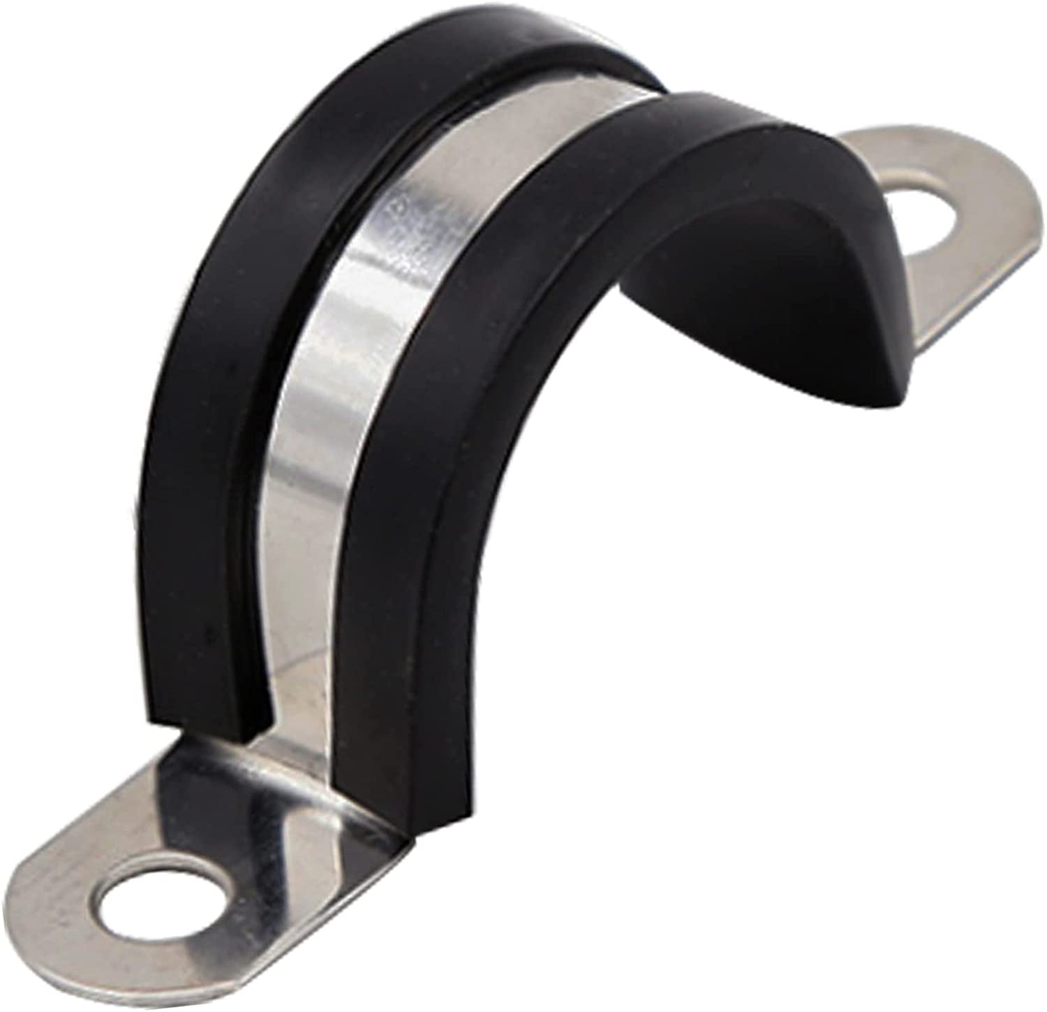 20PCS 1 Inch Cable Clamps - 304 Stainless Steel Cable Clamp,Rubber ...