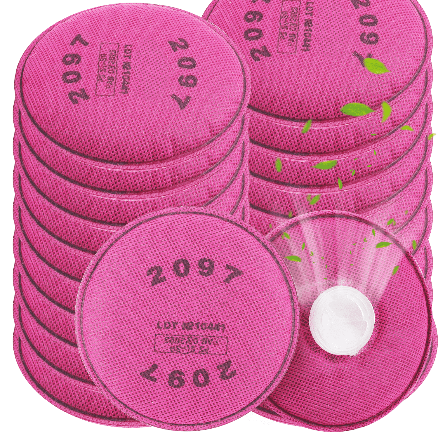 XINBTK 20PCS (10 Pack) 2097 Particulate Filter Cotton Compatible with ...