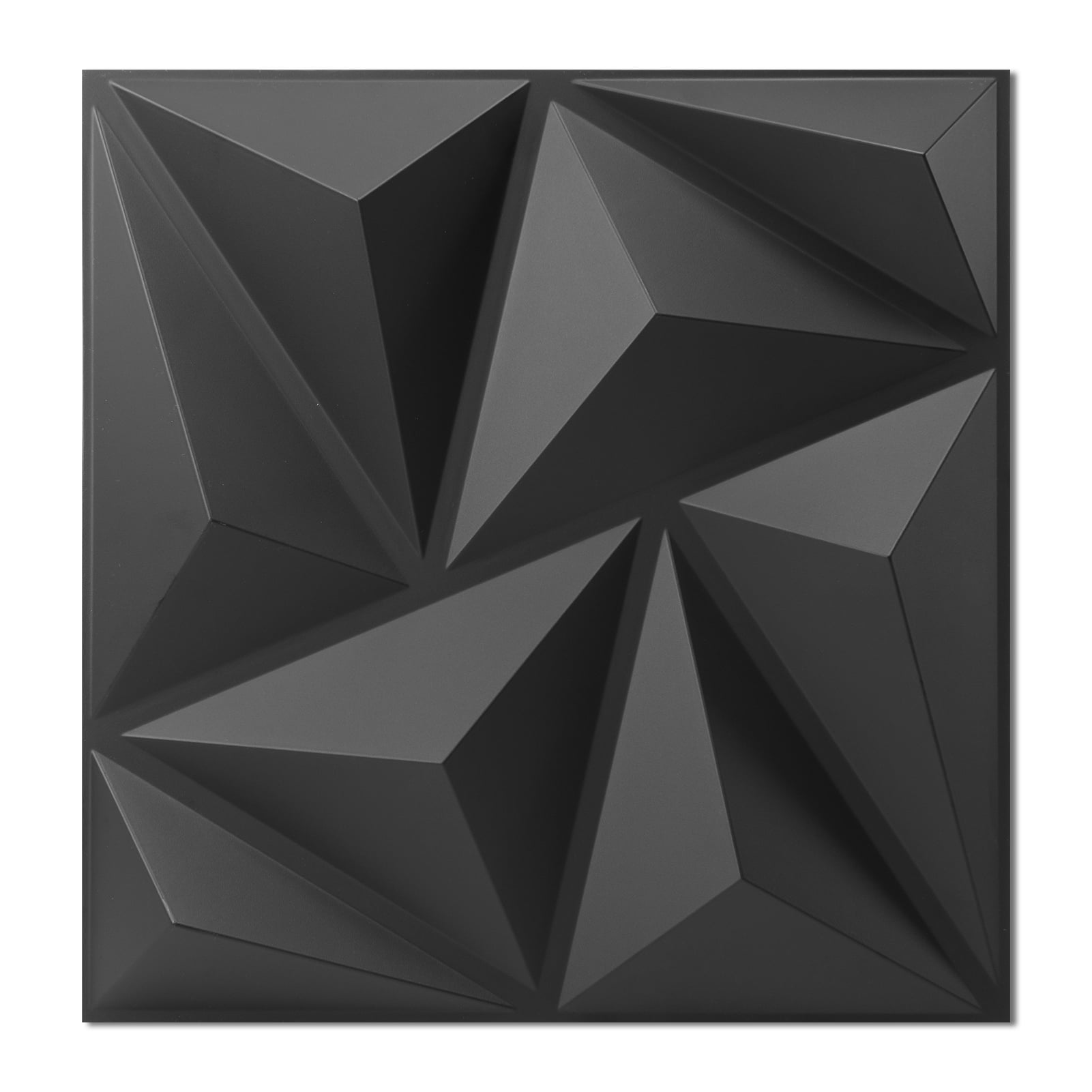 20PCS 11.8'' x 11.8'' PVC 3D Wall Panel Diamond for Interior Wall Décor ...